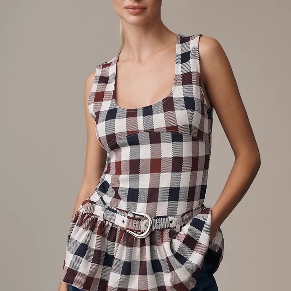 Maeve | Tops | Maeve Sleeveless Belted Drop Waist Top Nwt | Poshmark